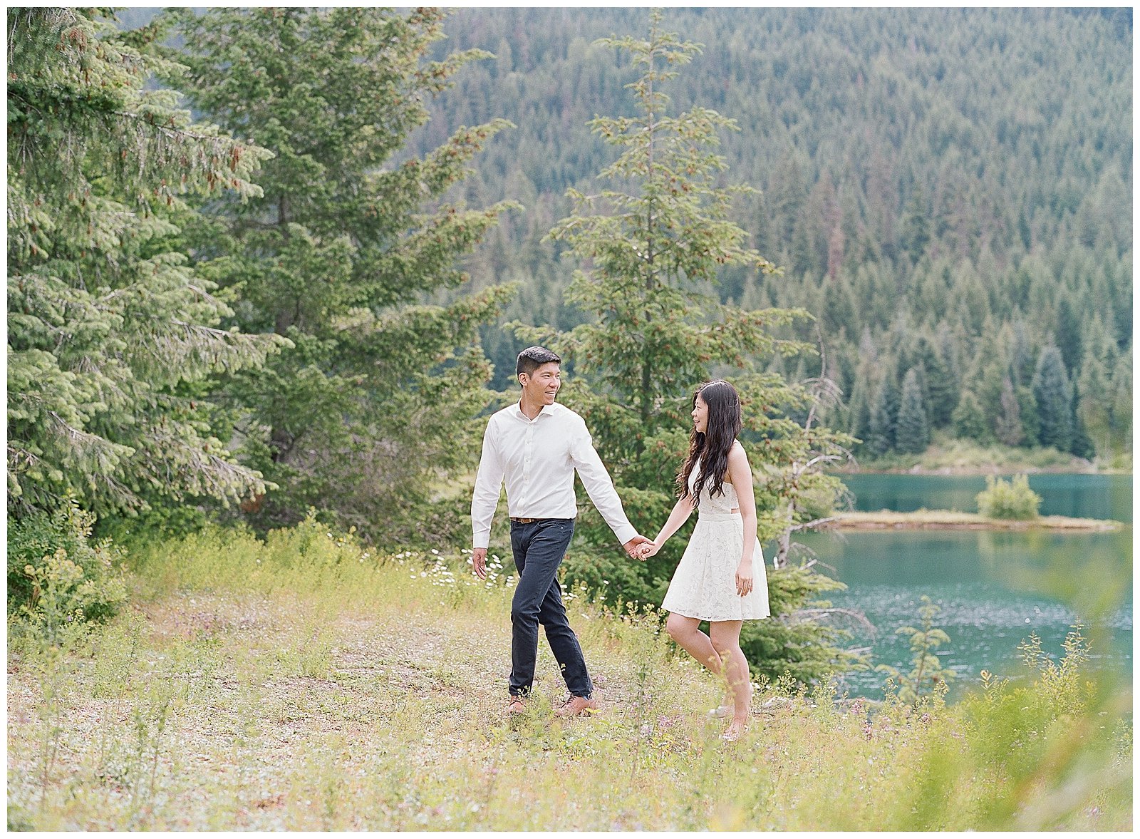 Evelyn & Bryan: A Gold Creek Pond Engagement Session - The Ganeys ...