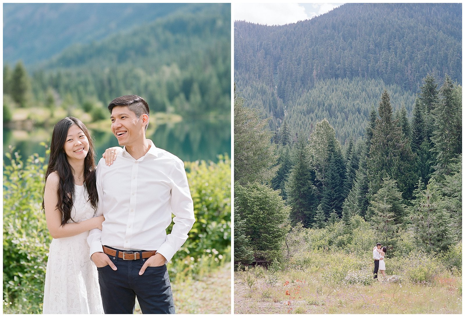 Evelyn & Bryan: A Gold Creek Pond Engagement Session - The Ganeys ...