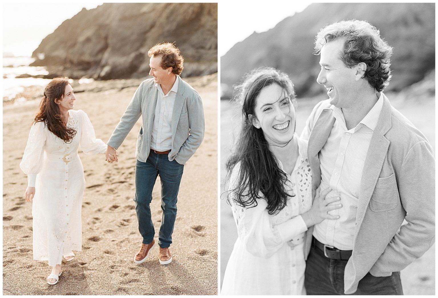 Lucia & Matt: A Rodeo Beach and Mount Tam Engagement Session - The ...